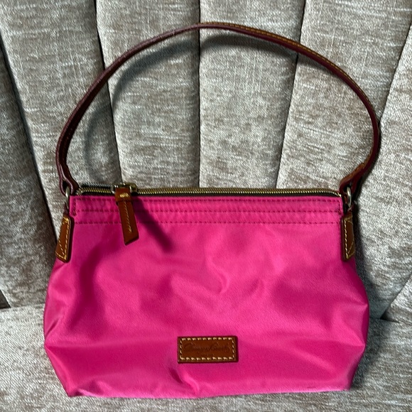 Dooney & Bourke | Bags | Dooney Bourke Nylon Bright Pink Pocketbook ...